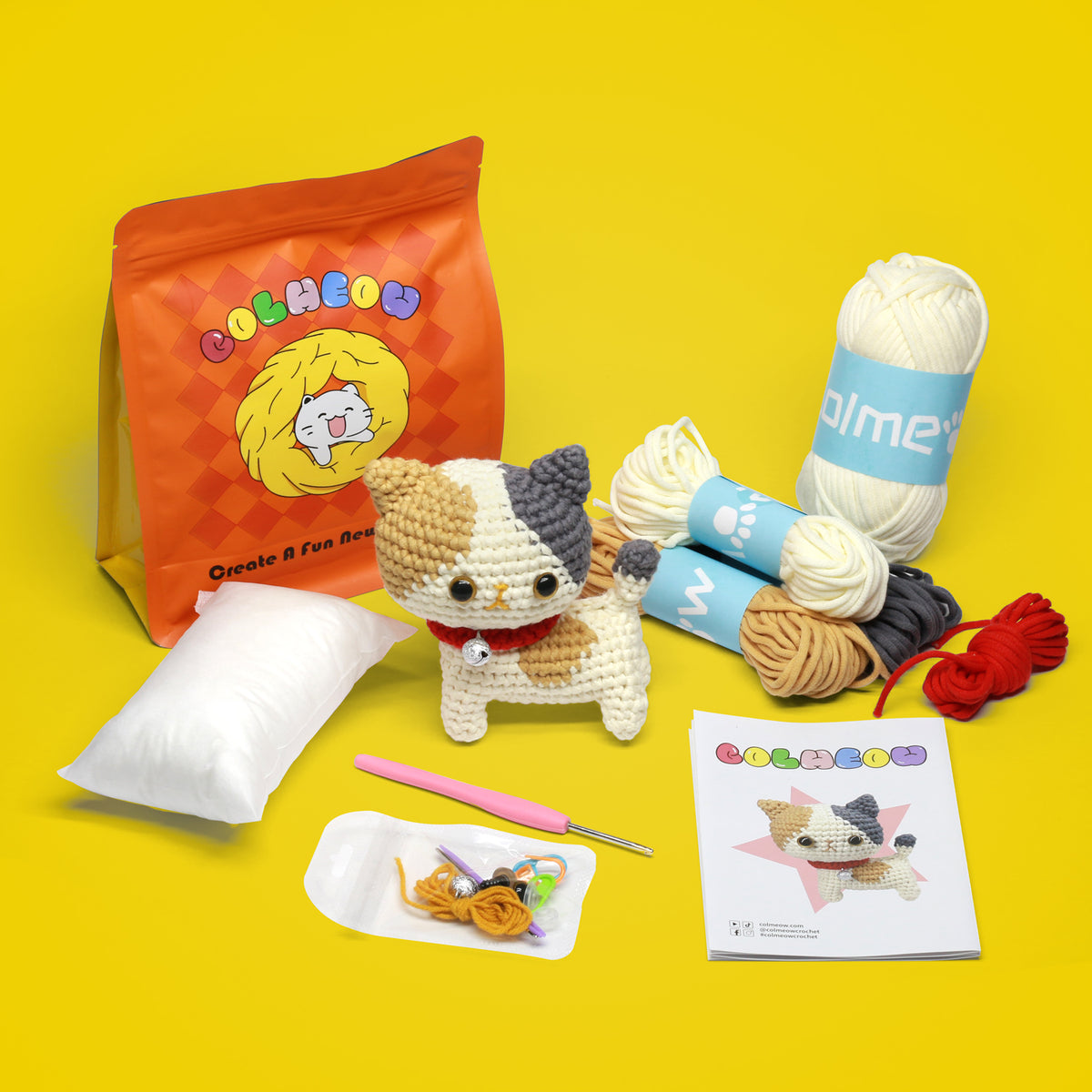 Calico Crochet Kit – Colmeow